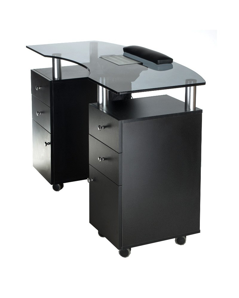 Sbs stolik do manicure z pochłaniaczem bd-3453+p czarny - Meble ...